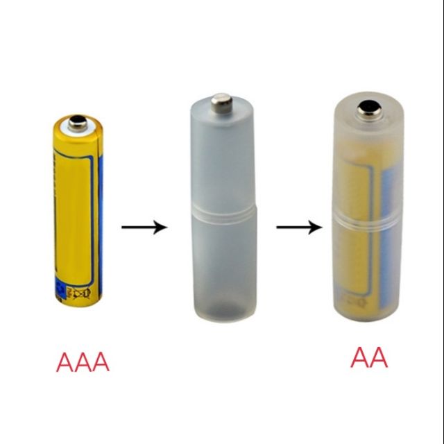 Hộp chuyển đổi pin AAA thành pin AA | Shopee Việt Nam