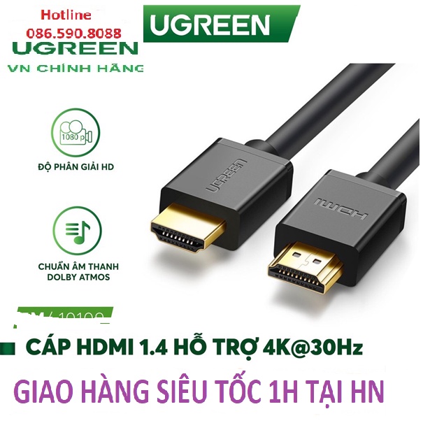 Dây HDMI Dài 5M UGREEN HD104 10109 - Hàng chính hãng BH 18 Tháng ...