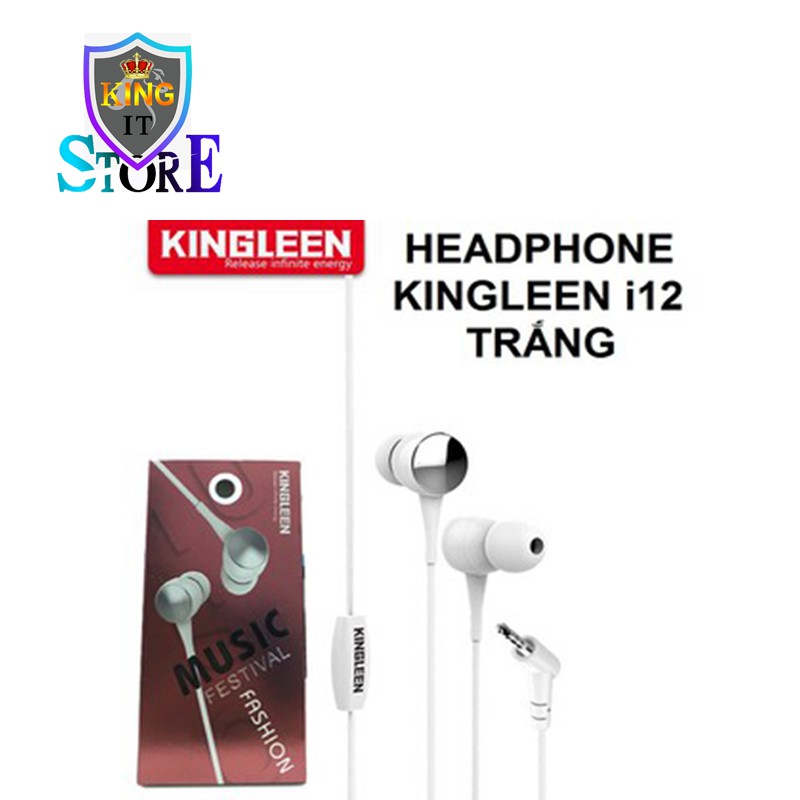Tai nghe nhét tai Kingleen i12 âm thanh trung thực | Shopee Việt Nam