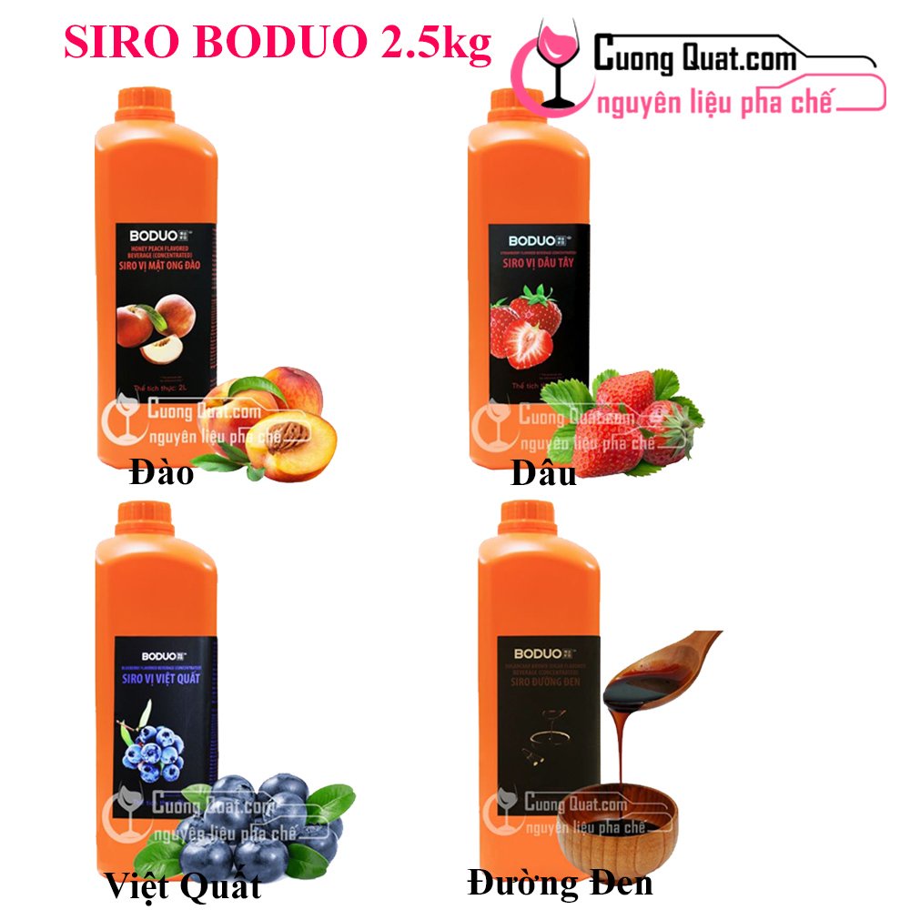 Syrup Boduo 2 Lít Nhiều Mùi | Shopee Việt Nam
