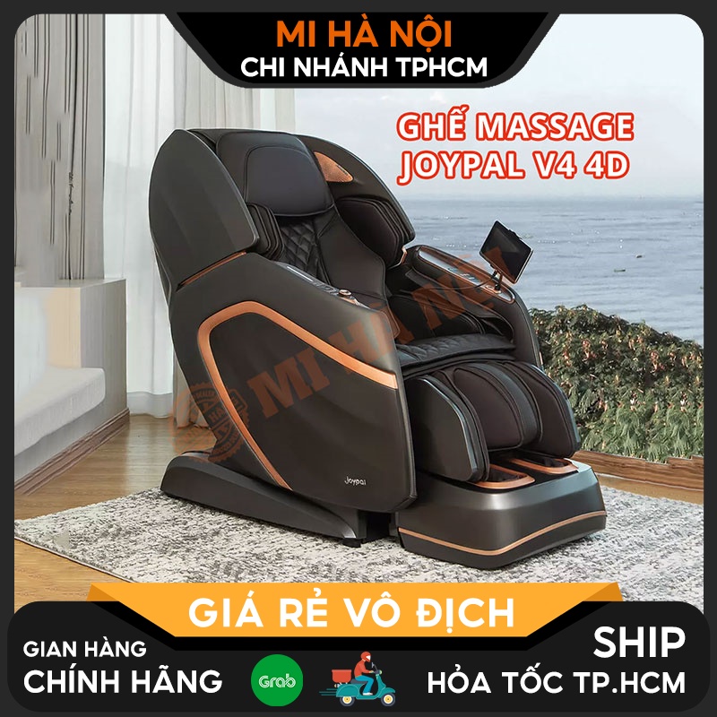 Ghế Massage Joypal Monster V4 4D Thông Minh – EC8606 - Leravan Massage toàn thân, bảo hành chính ...