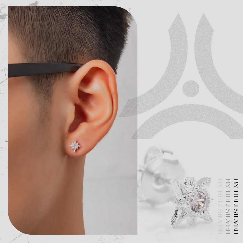 Bộ sưu tập khuyên tai bạc S925 Helios Silver - size khuyên 5mm | Shopee Việt Nam