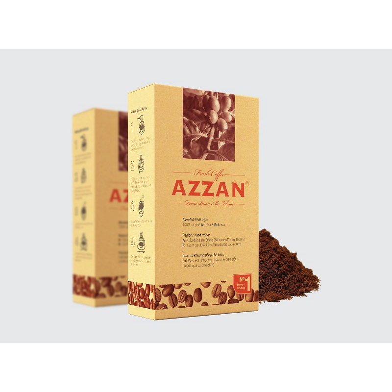 Cà phê Azzan Special Blend (Robusta & Arabica) 250g thuần chủng, lựa ...
