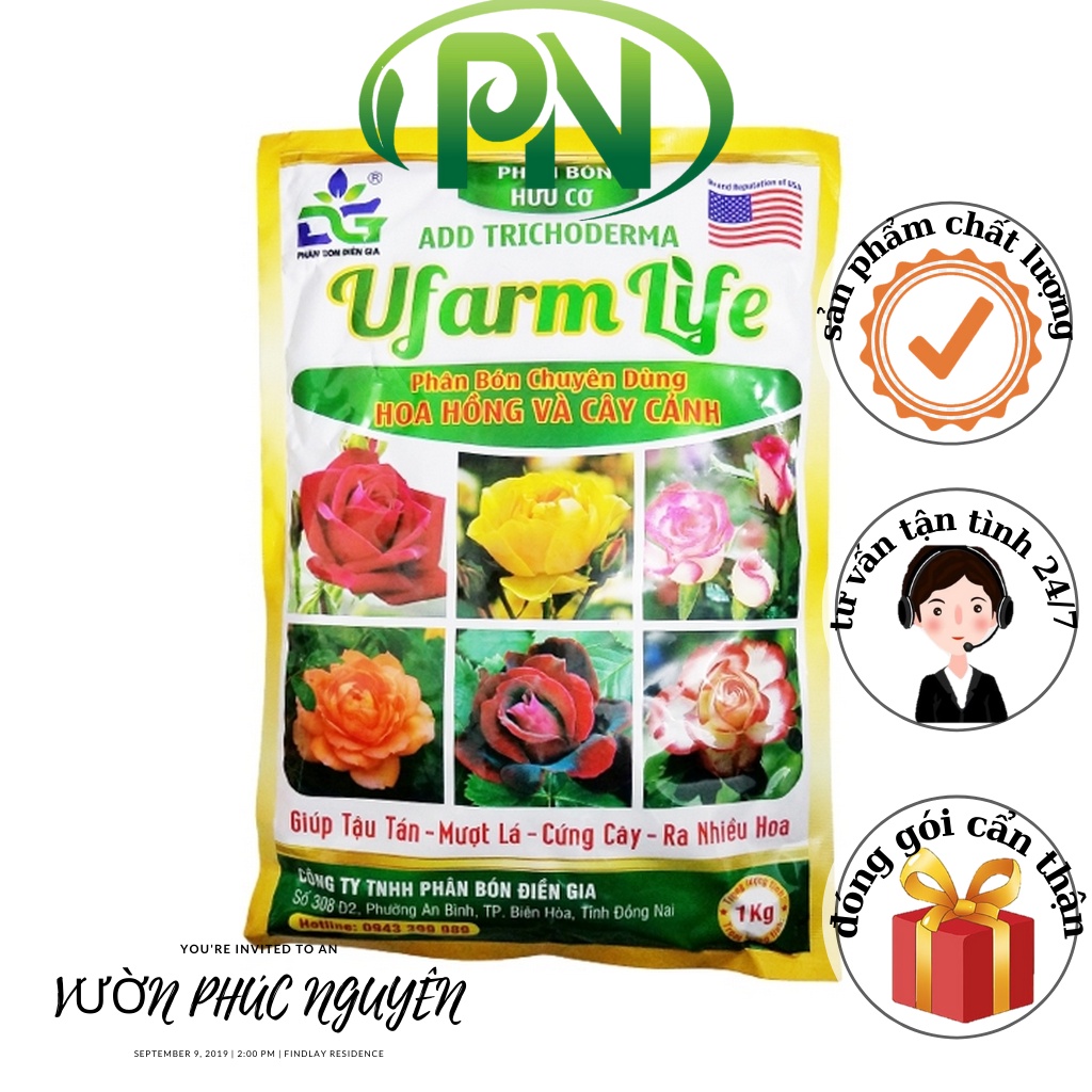 Phân bón Cho Mai Ufram Life ADD TRICHODERMA Kích Thích Mượt lá, cứng ...