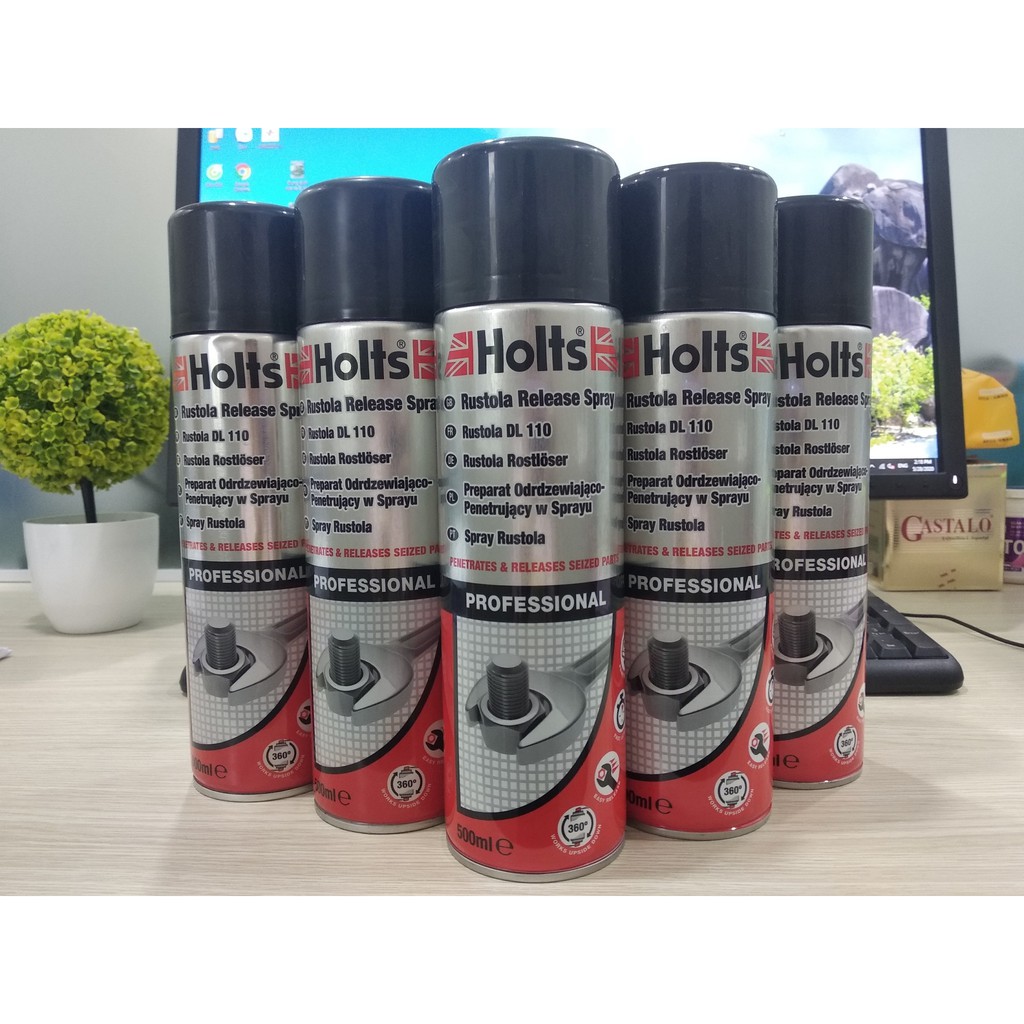 Chai Xịt Bôi Trơn Chống Rỉ Sét Cao Cấp HOLTS | 500ml | Nhập Khẩu Anh Quốc | Shopee Việt Nam