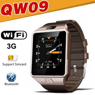 Đồng hồ thông minh QW09 WIFI 3G hệ điều hành android (Nâu) | Shopee ...