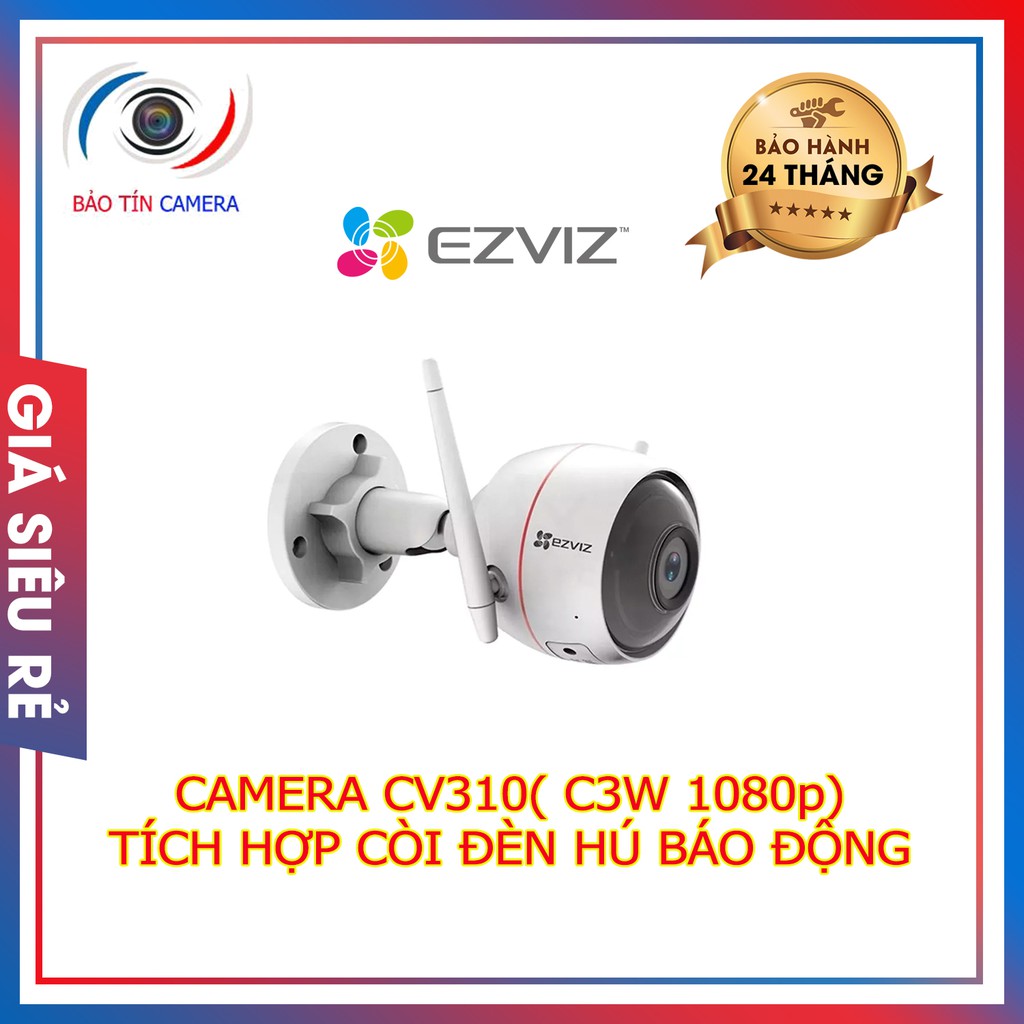 Camera c3w 1080p còi đèn hú báo động, chính hãng bảo hành 24 tháng ...