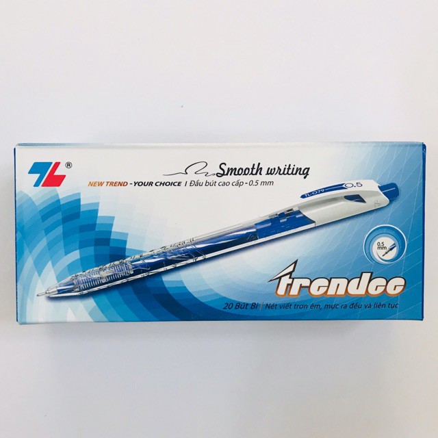 Bút bi xanh Thiên Long Trendee TL-079 (Hộp 20 chiếc) | Shopee Việt Nam