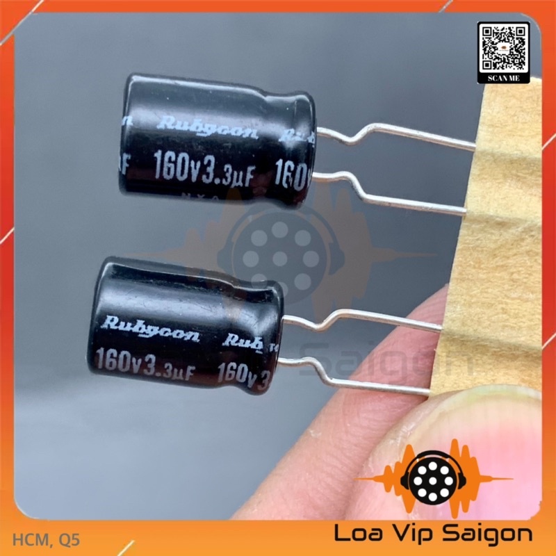 [1 CẶP] Tụ lọc Treble Rubycon Nhật 3.3uF 160v, âm hay, độ trung thực ...