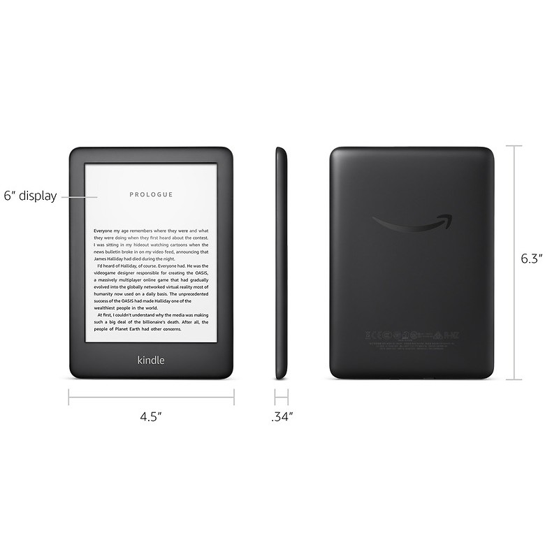 Máy đọc sách Kindle Basic 10th 8GB cao cấp chính hãng Akishop | Shopee ...