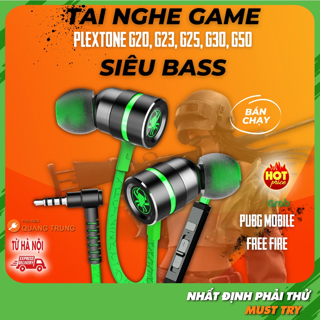 Tai nghe game plextone G20, G23, G25, G30, G50, chơi PUBG, freefire ...