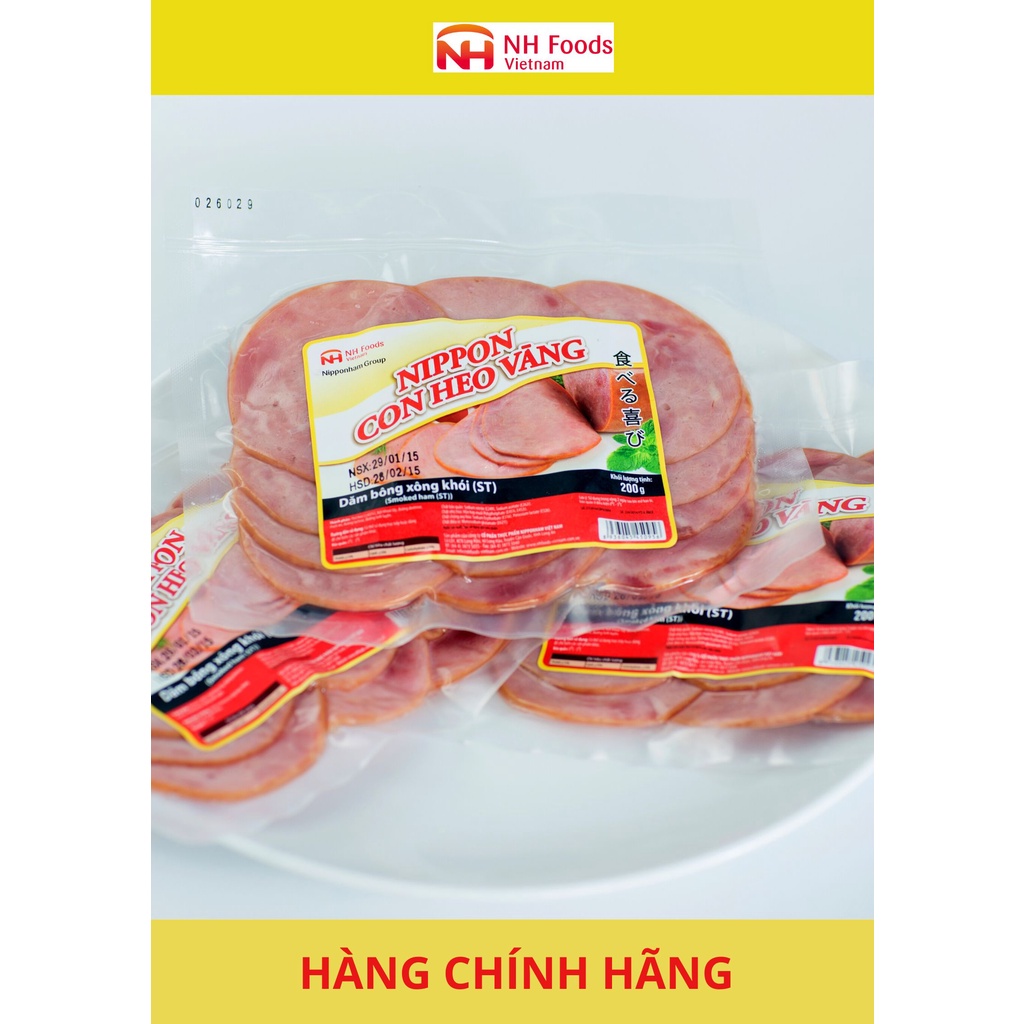 Dăm bông xông khói Nippon Con Heo Vàng 200g | Shopee Việt Nam