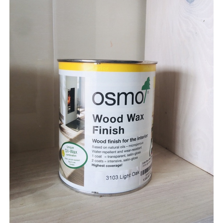 Dầu lau gỗ Osmo 3103 Oil Light Oak -0,75L | Shopee Việt Nam