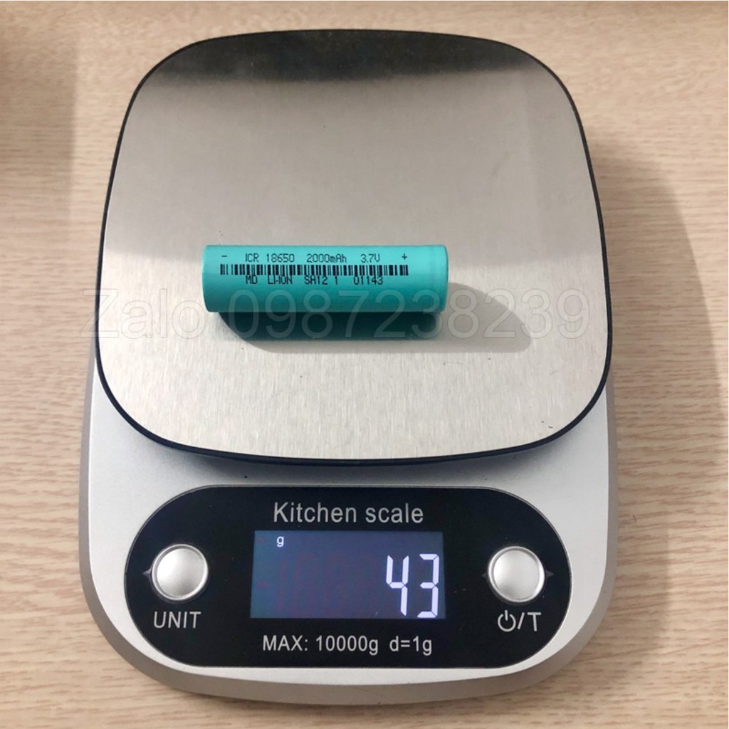 Pin Li-ion 18650 3.7V 2000mAh | Shopee Việt Nam