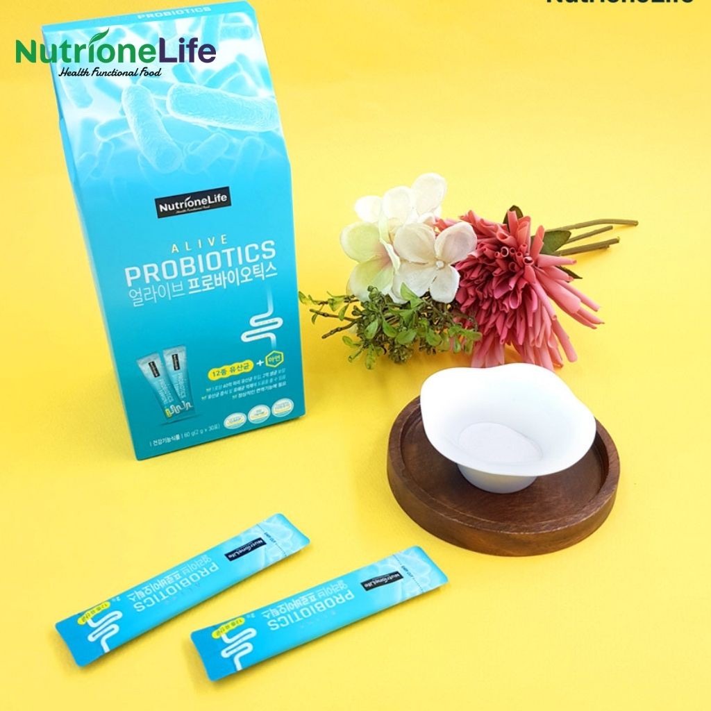 Combo 2 Gói Men Vi Sinh NUTRIONELIFE Alive Probiotics Hệ Tiêu Hóa Khỏe Mạnh, Cải Thiện Biếng Ăn ...