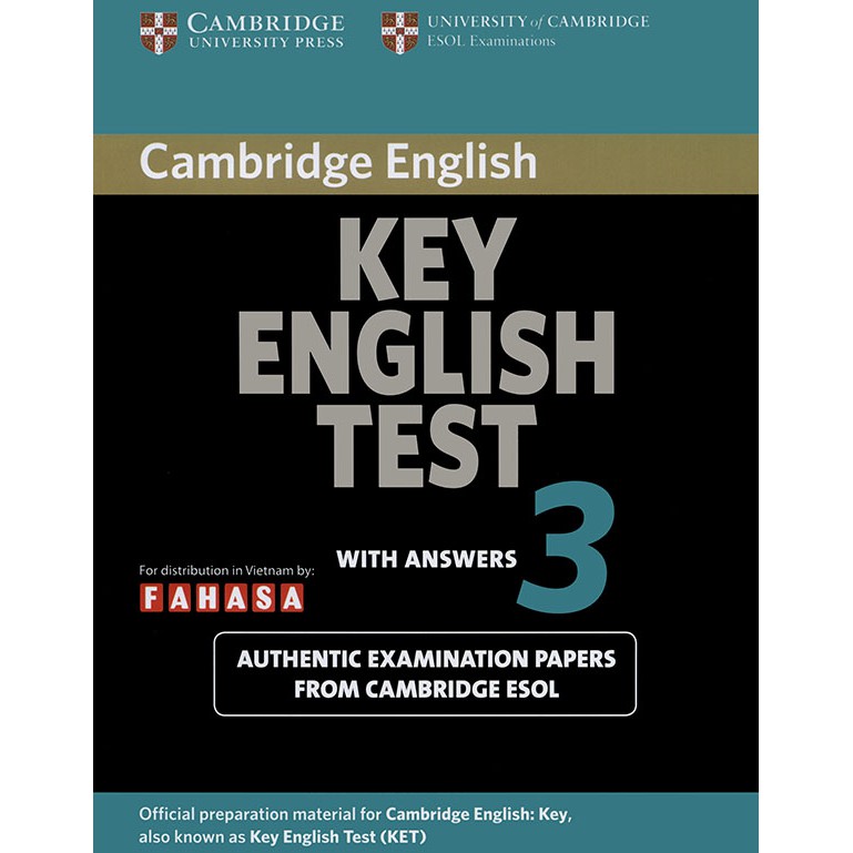 Sách - Cambridge Key English Test (KET) 3 | Shopee Việt Nam