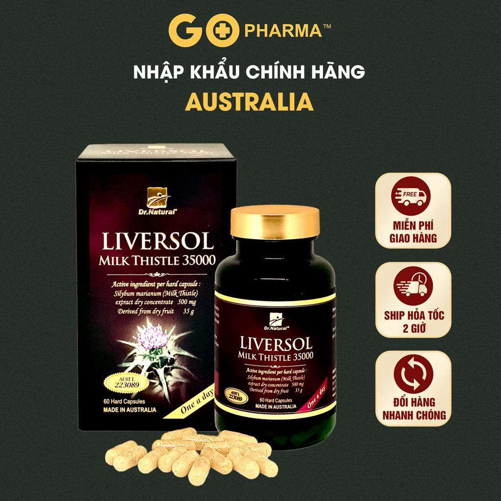 Viên uống Dr Natural LiverSol Milk Thistle 35000 60 Viên | Shopee Việt Nam
