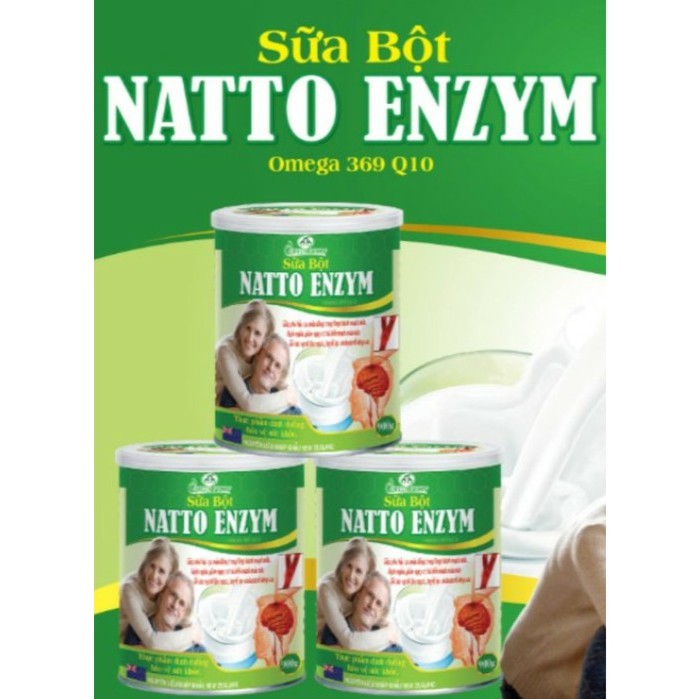 [Chính hãng] Sữa bột NATTO ENZYM OMEGA 369 Q10 [400gr/hộp, HSD 2025 ...