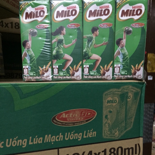 Thức uống lúa mạnh milo 180ml | Shopee Việt Nam