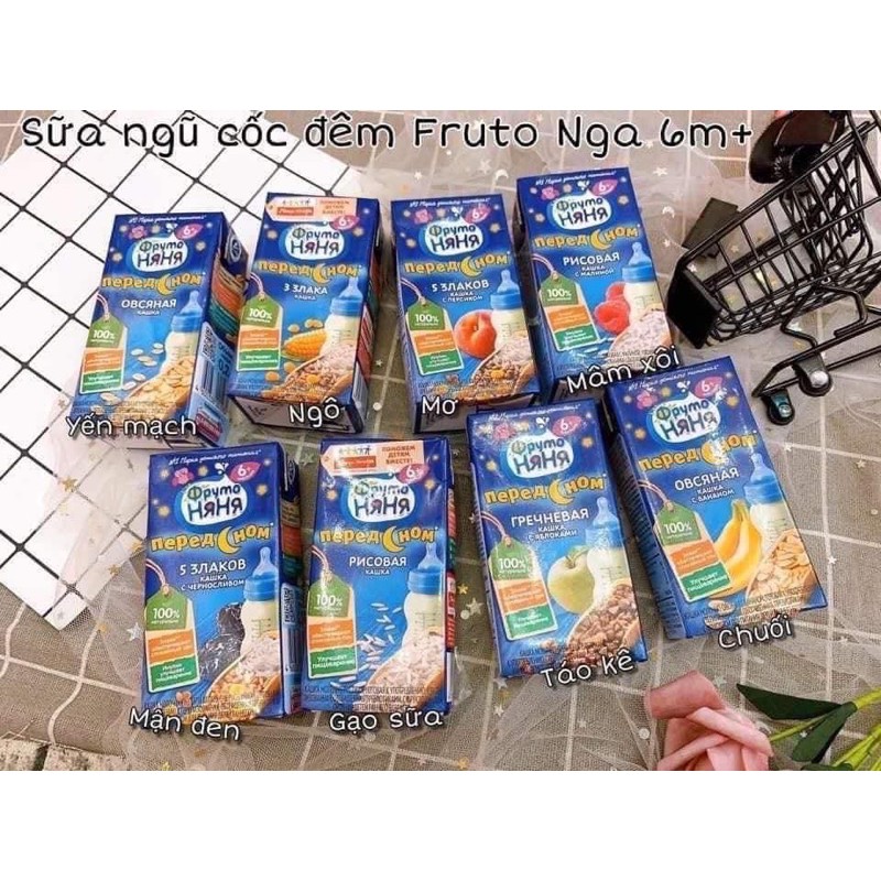 Sữa béo Fruto Nga 200ml | Shopee Việt Nam