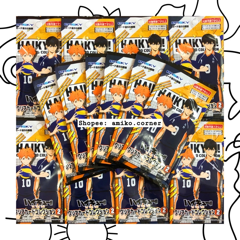 [Hàng có sẵn] Pack card random Haikyuu!! hàng chính hãng | Shopee Việt Nam