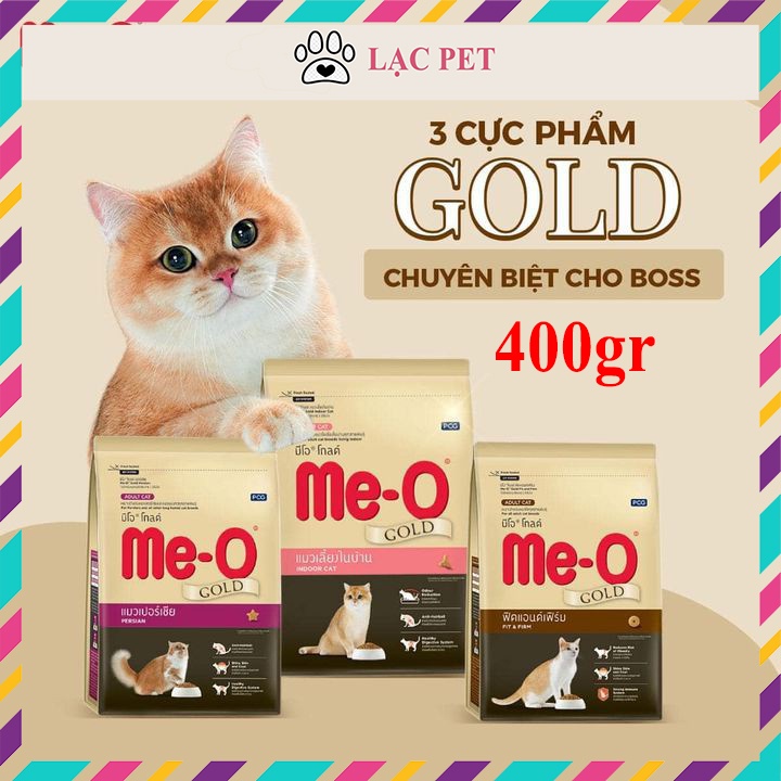 Thức ăn mèo Me-o gold 400gr (3 loại) thức ăn hạt cho mèo GOLD Fit and ...