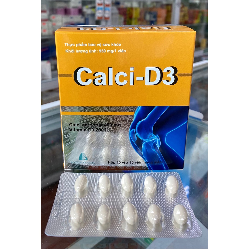 Calci-d3 viên uống bổ sung canxi và vitamin d3 ( hộp 100 viên ...