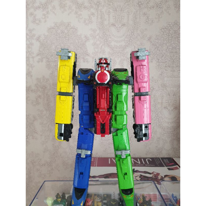 Mô hình Super Sentai Dx ToQ- Oh ( Rail force Megazord ) 2nd | Shopee ...