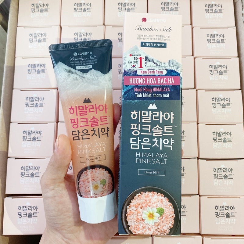 [TP HCM] Kem Đánh Răng Bamboo Himalaya Pink Salt Hàn Quốc - 3 mùi hương ...