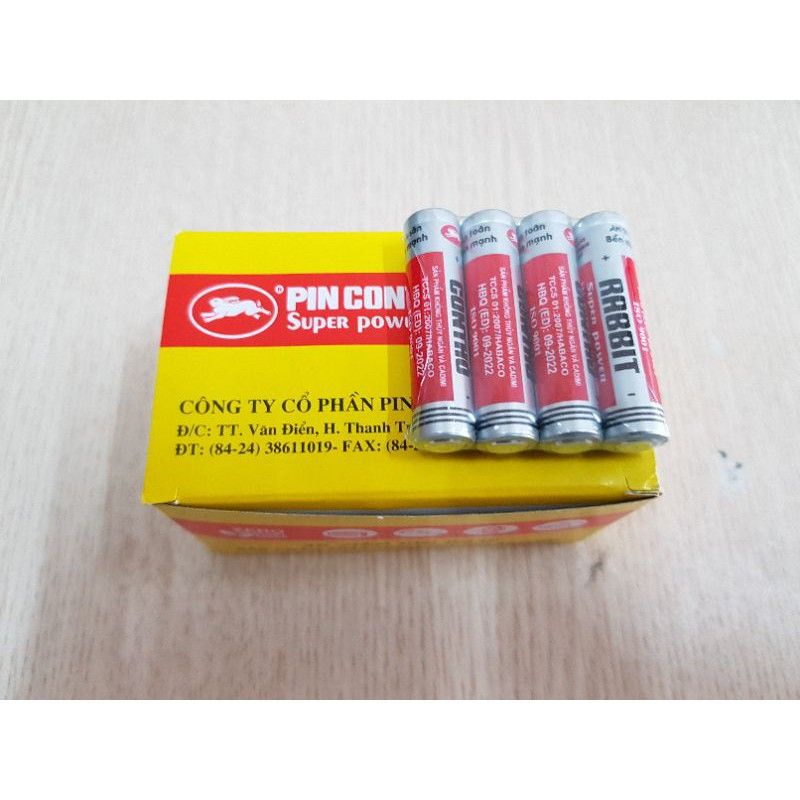 Pin con thỏ [ Hộp 40v] | Shopee Việt Nam