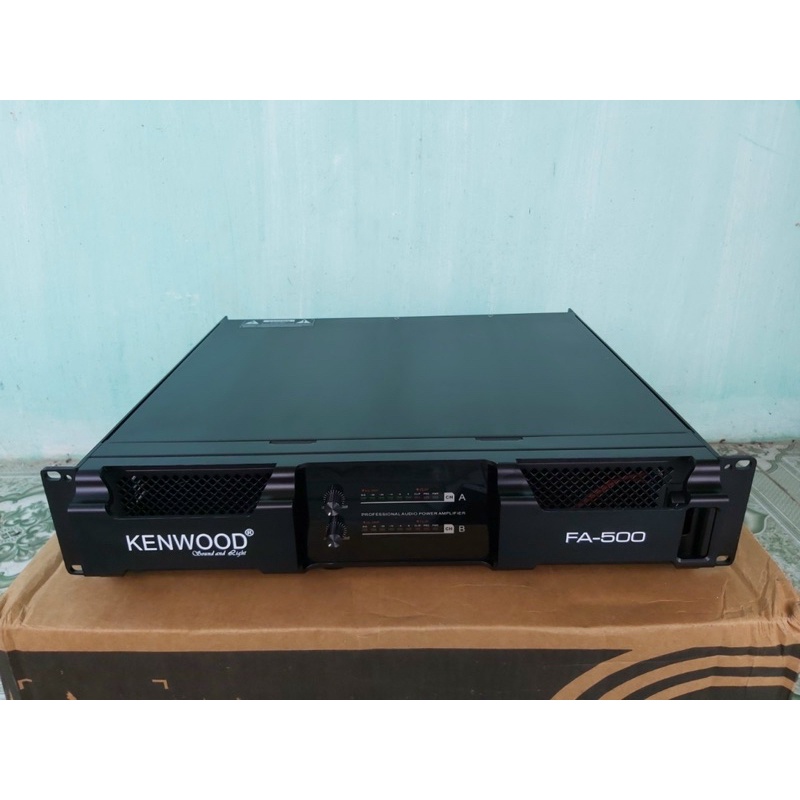 cục đẩy kenwood fa500 sử dụng 32 đèn công suất 850w /1kênh đẹp sang ...