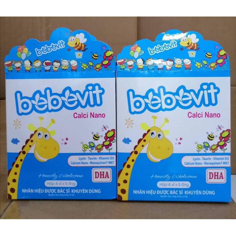 Bebevit Calci Nano giúp bổ sung canxi và vitamin D3, giúp xương chắc ...