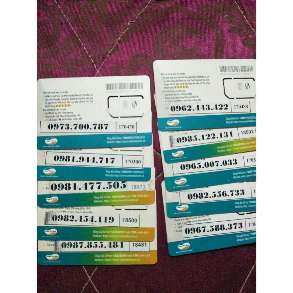 Sim số đẹp 4G viettel | Shopee Việt Nam