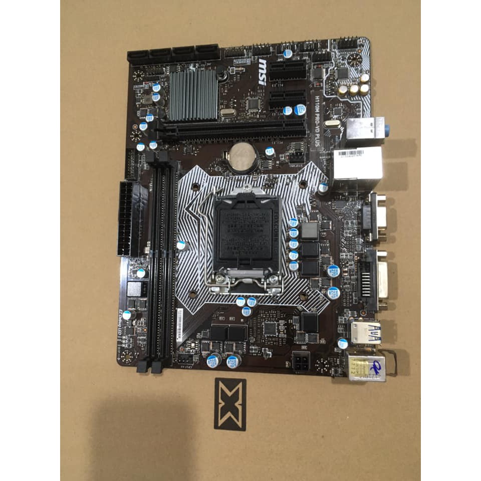Main msi H110m pro-vd plus chính hãng đã mod bios chạy I3 9100f mã 7w | Shopee Việt Nam