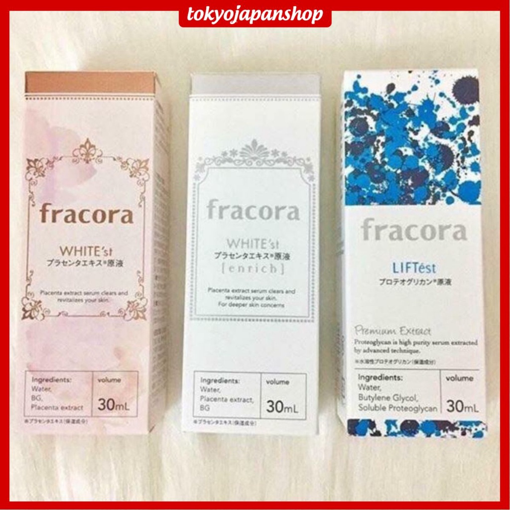 Serum fracora placenta trắng da các loại 30ml | Shopee Việt Nam