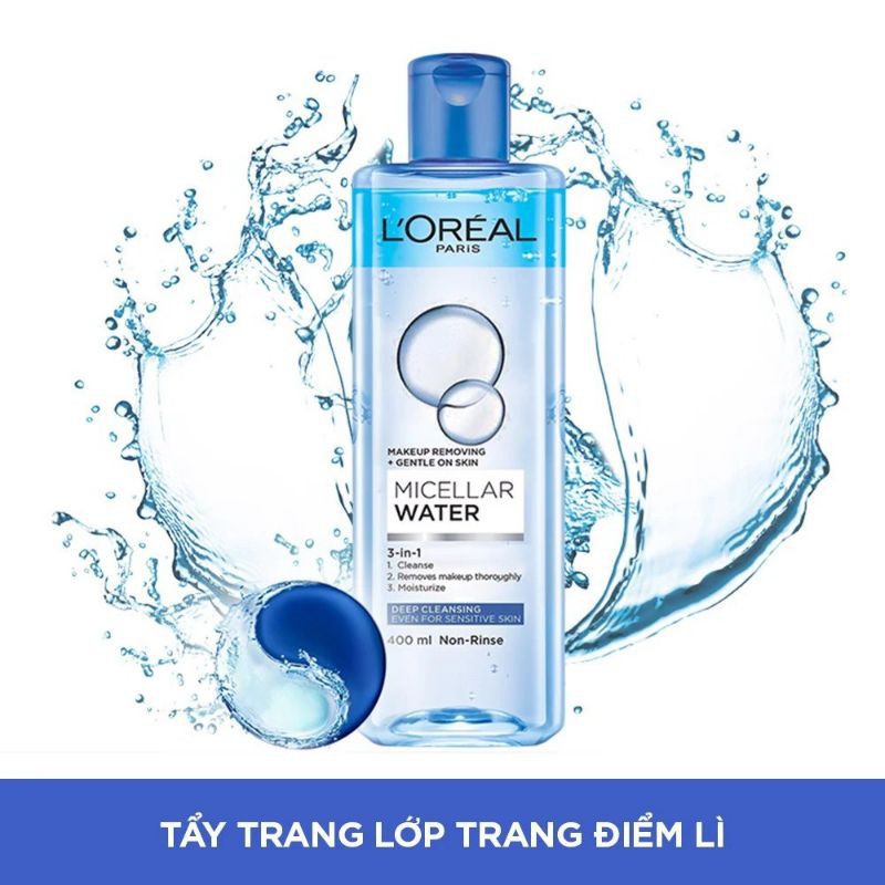 Nước Tẩy Trang Làm Sạch Sâu L’Oreal Micellar Water 3-in-1 Deep Cleansing (400ml) | Shopee Việt Nam