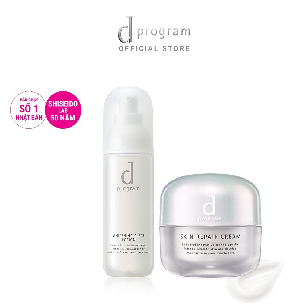 Bộ sản phẩm dprogram dưỡng trắng và phục hồi da ban đêm | Shopee Việt Nam