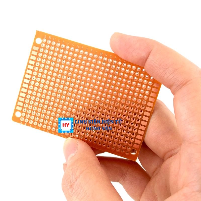 Phíp Đồng Lỗ - Bảng Mạch Đục Lỗ Sẵn PCB Nâu Kích Thước 5x7cm - 7x9cm ...