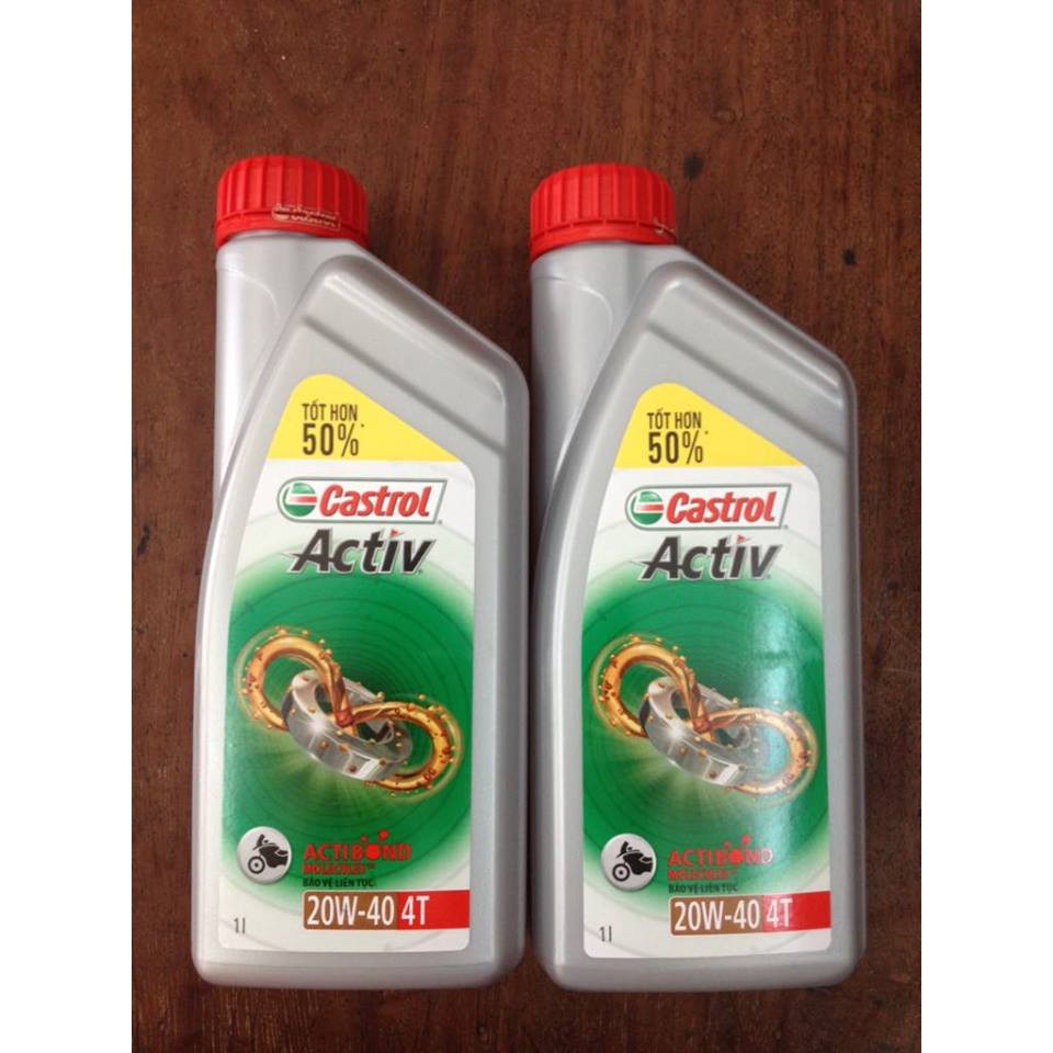 Dầu nhớt xe máy Castrol Activ 0.8-1 L | Shopee Việt Nam