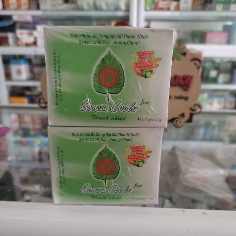 Bột sủi thanh nhệt Sensa cools | Shopee Việt Nam