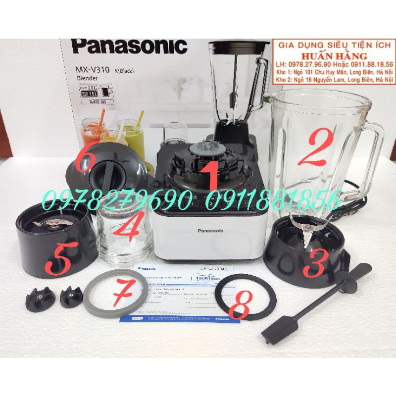 LINH KIỆN TÁCH BỘ MỚI CHÍNH HÃNG - Bộ máy xay Panasonic MX-V310KRA MX-V300KRA MX-V310 MX-V300 ...