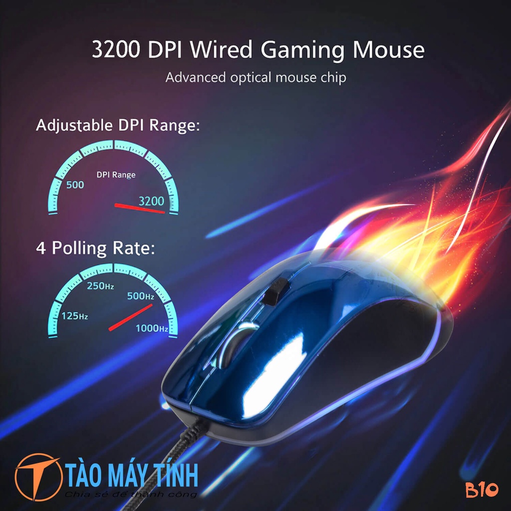 Chuột máy tính có dây B10 - Professional Gaming Mouse B10 | Shopee Việt Nam