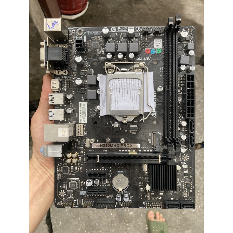 Main Biostar H310MHD PRO2 ddr4 socket 1151 v2 mainboard PC H310 bo mạch chủ máy tính,cpu e5300 ...