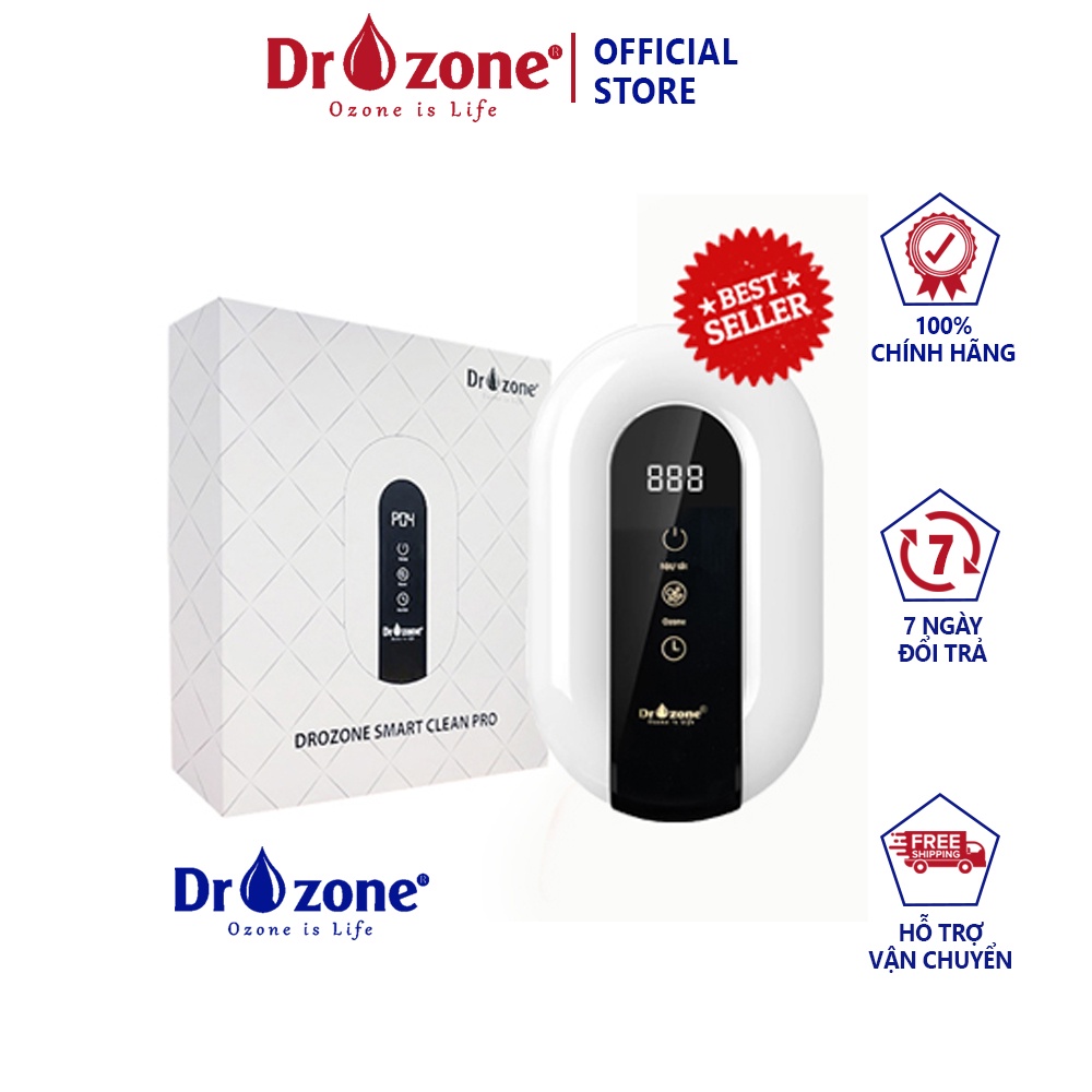 Khử mùi nhà vệ sinh/máy khử mùi đa năng Dr.Ozone Smart clean Pro cho phòng 10-15m2- HÀNG CHÍNH ...