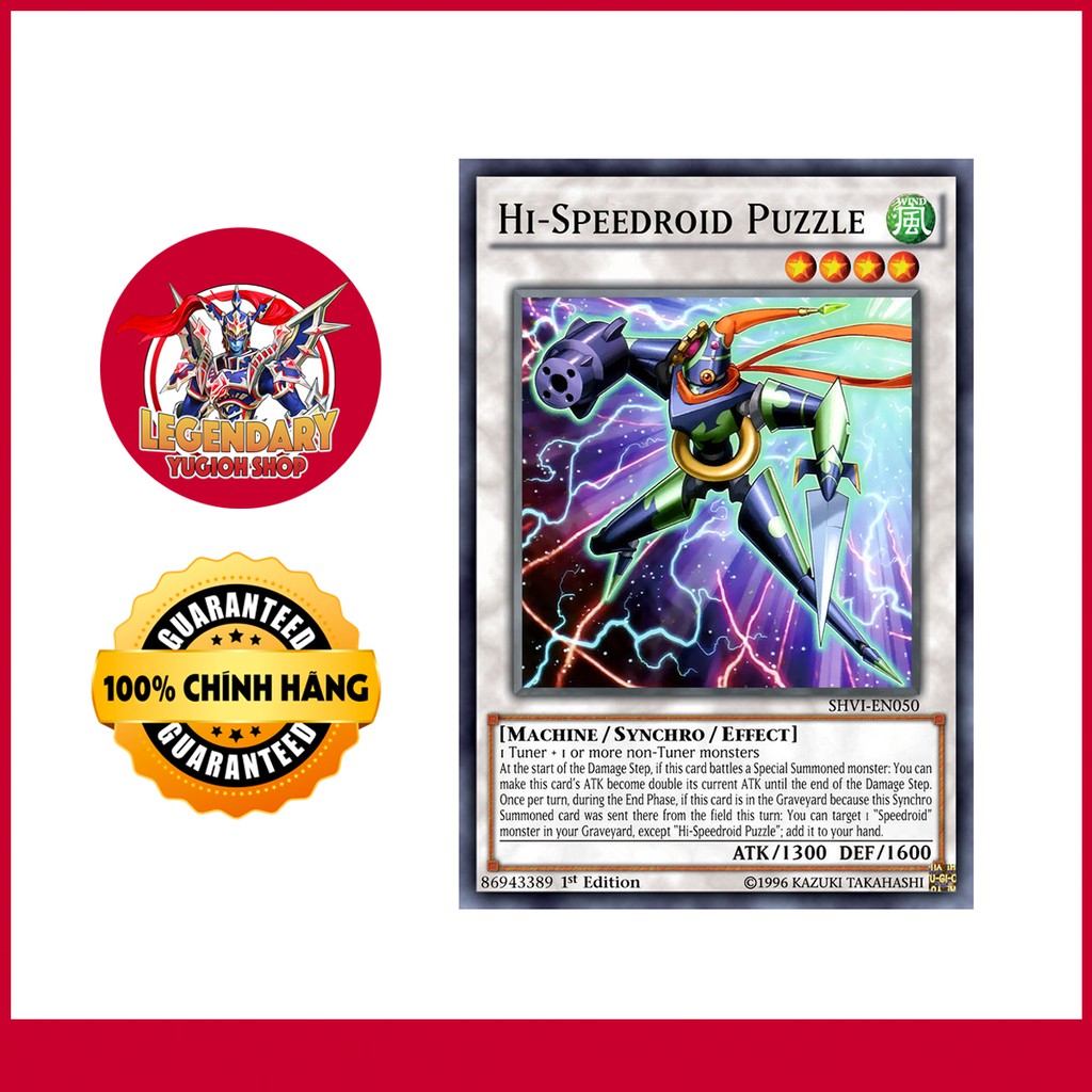 [Thẻ Bài Yugioh Chính Hãng] Hi-Speedroid Puzzle | Shopee Việt Nam