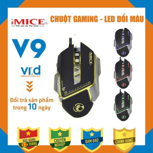 Chuột Gaming IMICE V9 USB (dây dù) Chính Hãng | Shopee Việt Nam