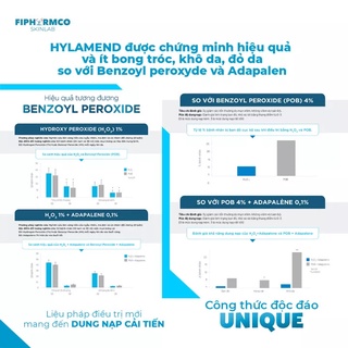 Hylamend Gel kem ngăn ngừa mụn trứng cá cải thiện và phục hồi da sau ...