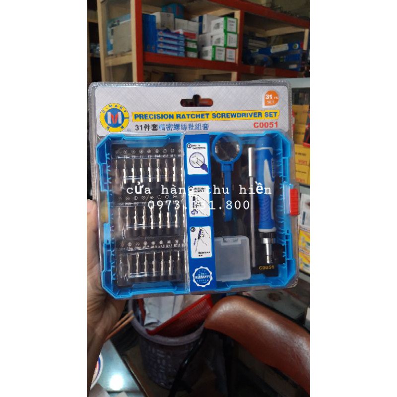 Bộ tô vít tiện dụng đa năng 31 chi tiết C-mart/Cmart c0051 | Shopee ...