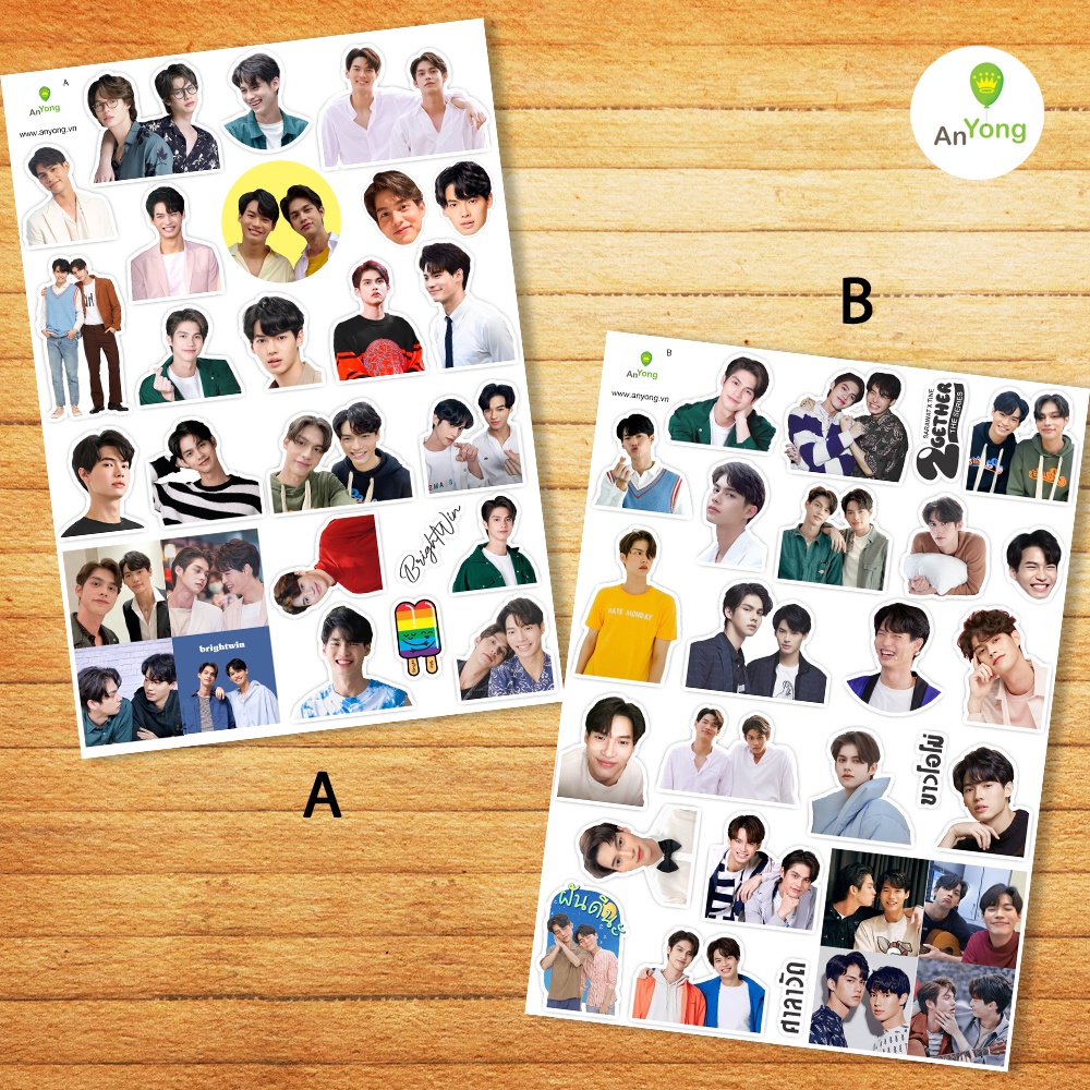 STICKER HÌNH DÁN BRIGHTWIN | Shopee Việt Nam
