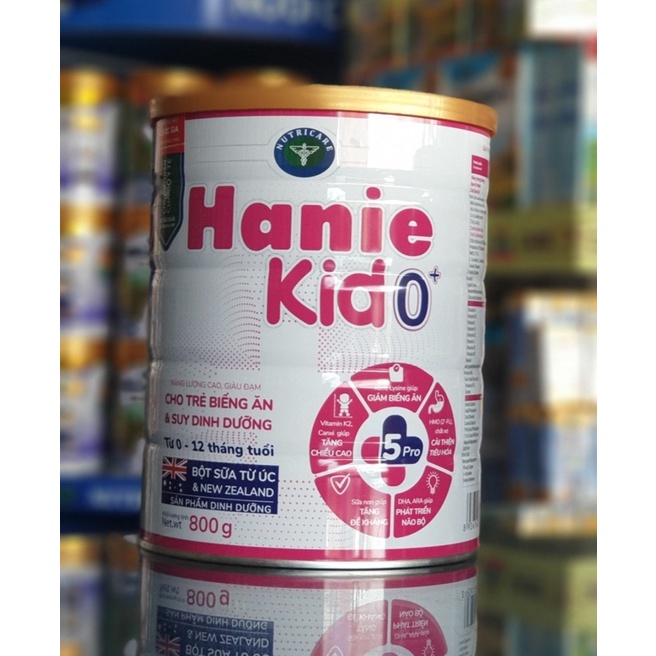 Sữa Hanie kid 0+ 900g cho trẻ từ 0 đến 12 tháng - Riobaby | Shopee Việt Nam